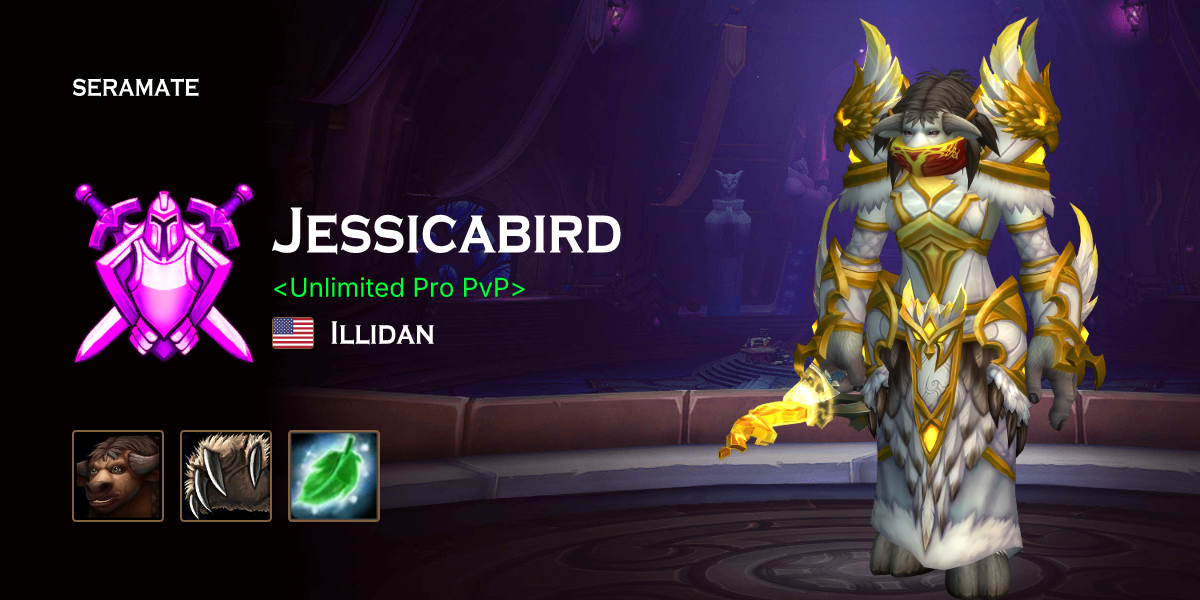 Jessicabird @ Illidan (US) · Seramate · WoW PvP Leaderboards, Arena Activity, Character Profiles ...