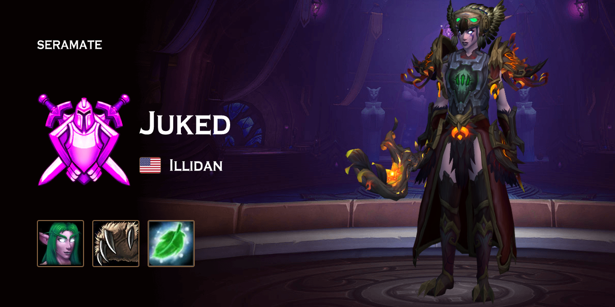 Juked @ Illidan (US) · Seramate · WoW PvP Leaderboards, Arena Activity ...