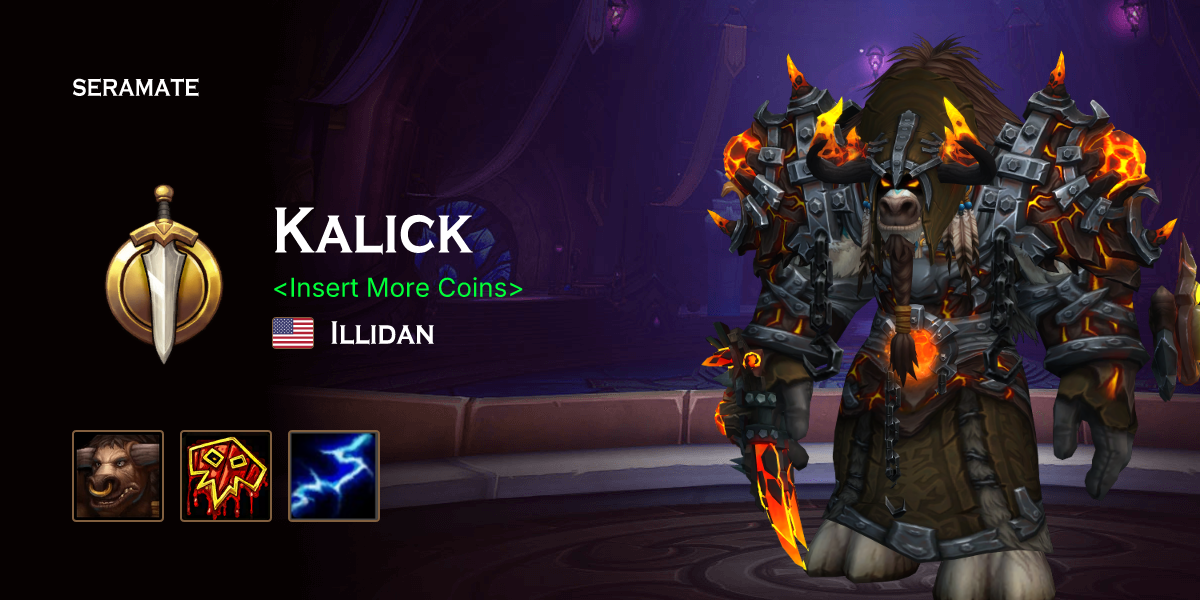 Kalick @ Illidan (US) · Seramate · WoW PvP Leaderboards, Arena Activity ...