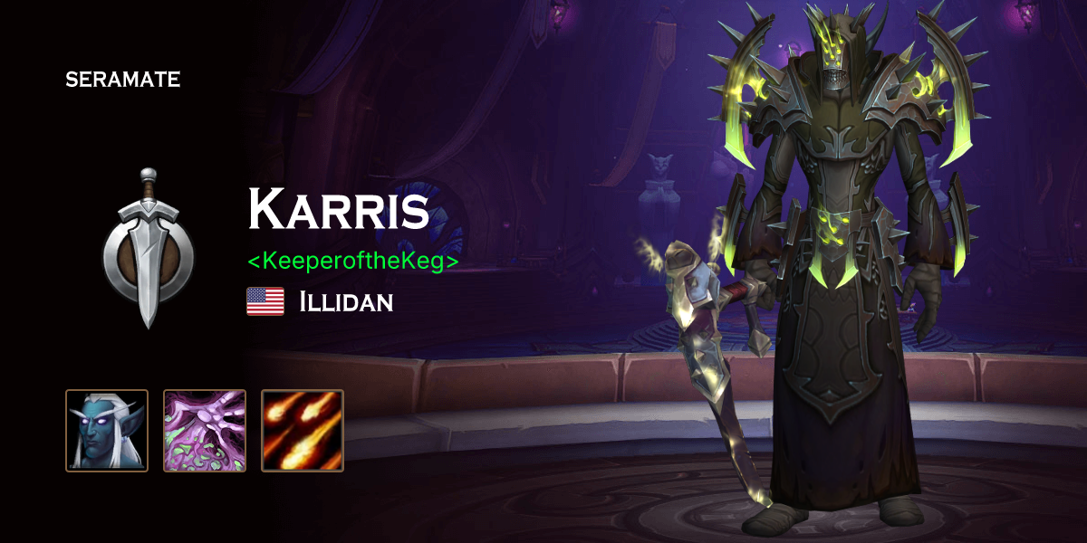 Karris @ Illidan (US) · Seramate · WoW PvP Leaderboards, Arena Activity ...