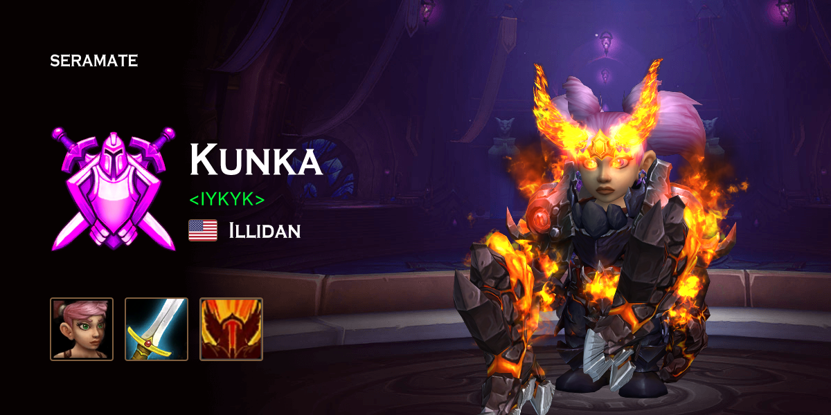 Kunka @ Illidan (US) · Seramate · WoW PvP Leaderboards, Arena Activity ...