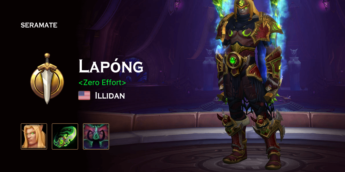 Lapóng @ Illidan (US) · Seramate · WoW PvP Leaderboards, Arena Activity ...