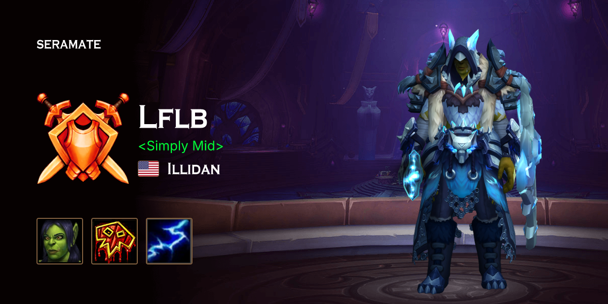 Lflb @ Illidan (US) · Seramate · WoW PvP Leaderboards, Arena Activity ...