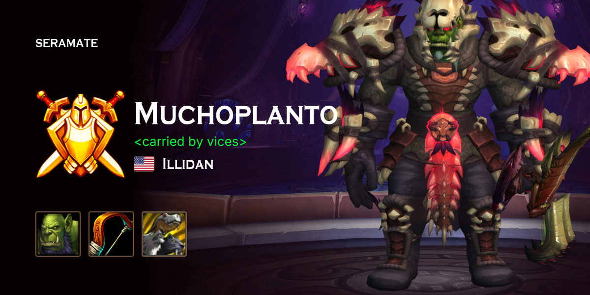 Muchoplanto @ Illidan (US) · Seramate · WoW PvP Leaderboards, Arena ...