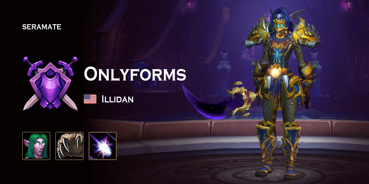 Onlyforms @ Illidan (US) · Seramate · WoW PvP Leaderboards, Arena ...