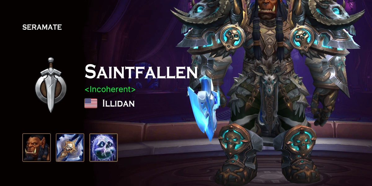 Saintfallen @ Illidan (US) · Seramate · WoW PvP Leaderboards, Arena ...