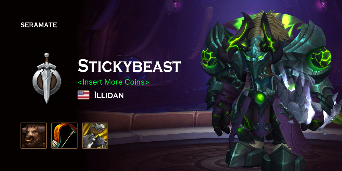 Stickybeast @ Illidan (US) · Seramate · WoW PvP Leaderboards, Arena ...