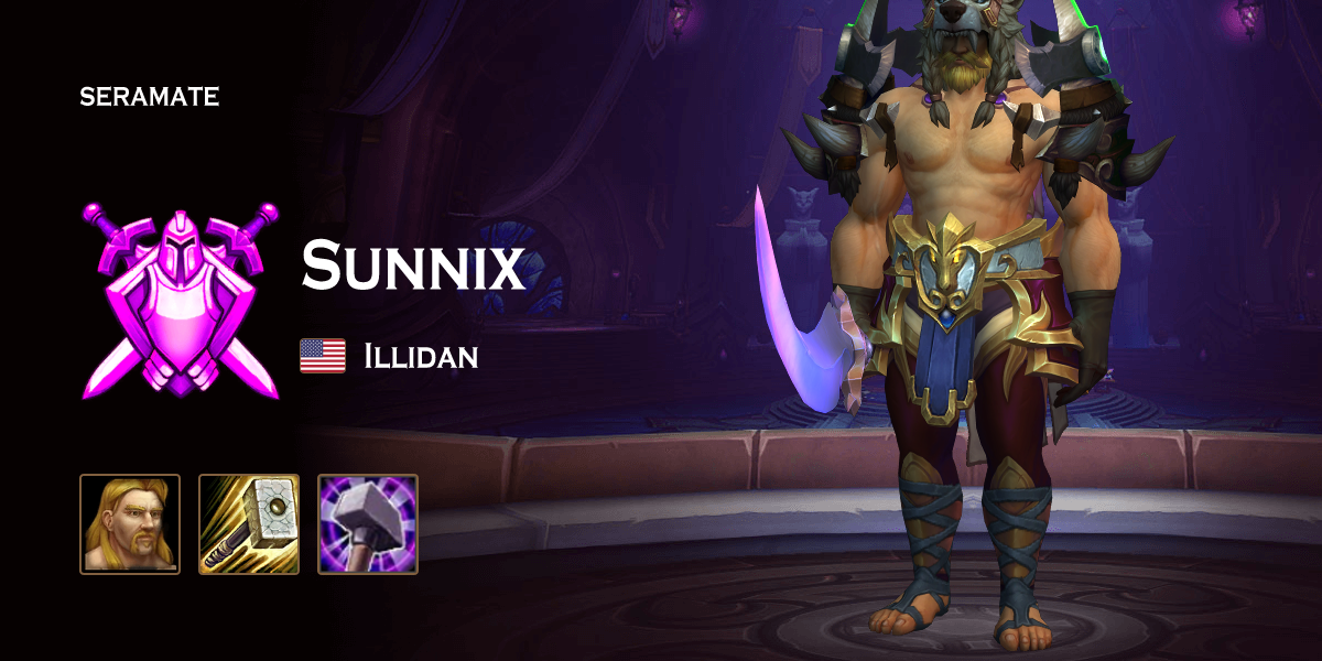 Sunnix @ Illidan (US) · Seramate · WoW PvP Leaderboards, Arena Activity ...