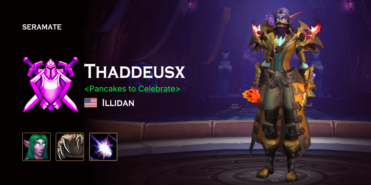 Thaddeusx @ Illidan (US) · Seramate · WoW PvP Leaderboards, Arena ...