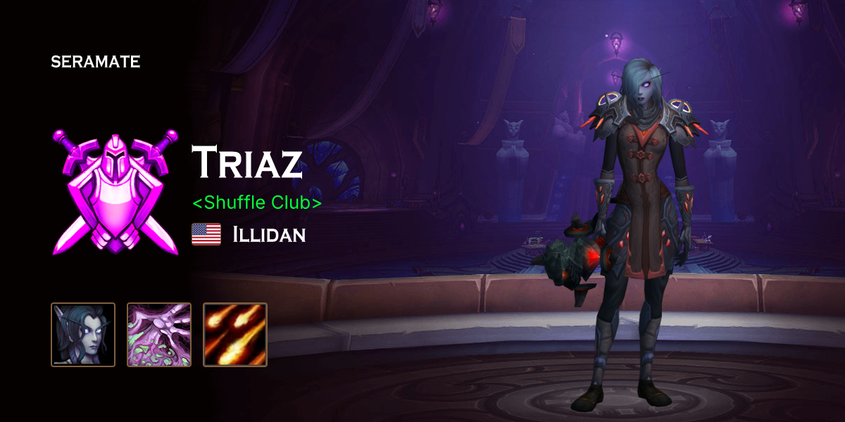 Triaz @ Illidan (US) · Seramate · WoW PvP Leaderboards, Arena Activity, Character Profiles & more.