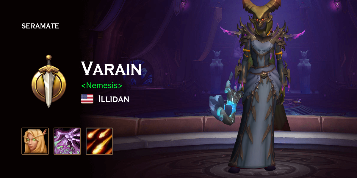 Varain @ Illidan (US) · Seramate · WoW PvP Leaderboards, Arena Activity ...
