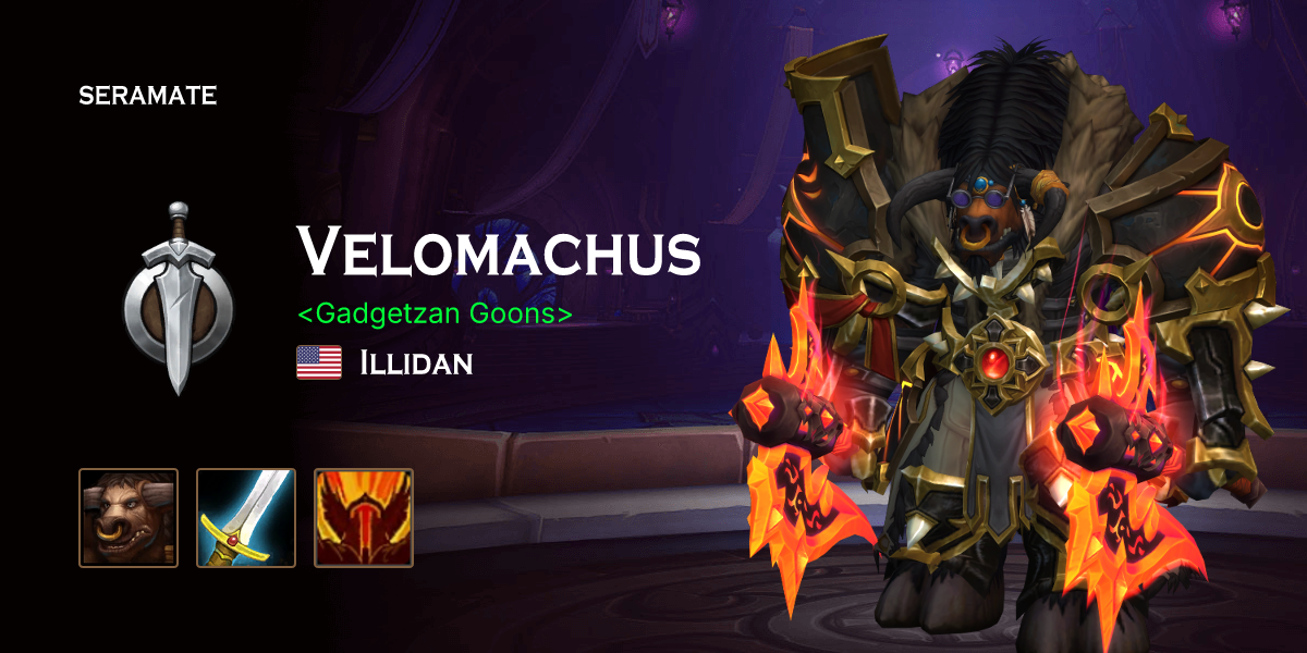 Velomachus @ Illidan (US) · Seramate · WoW PvP Leaderboards, Arena ...