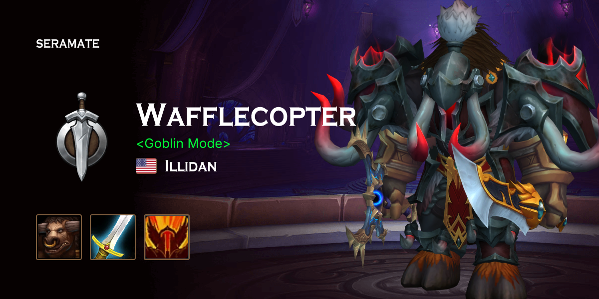 Wafflecopter @ Illidan (US) · Seramate · WoW PvP Leaderboards, Arena ...