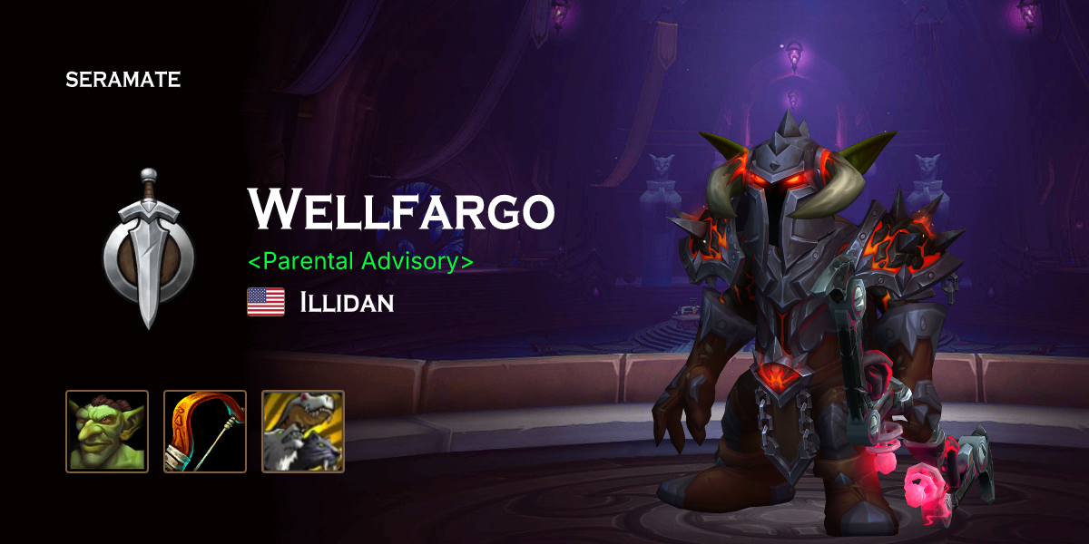 Wellfargo @ Illidan (US) · Seramate · WoW PvP Leaderboards, Arena ...