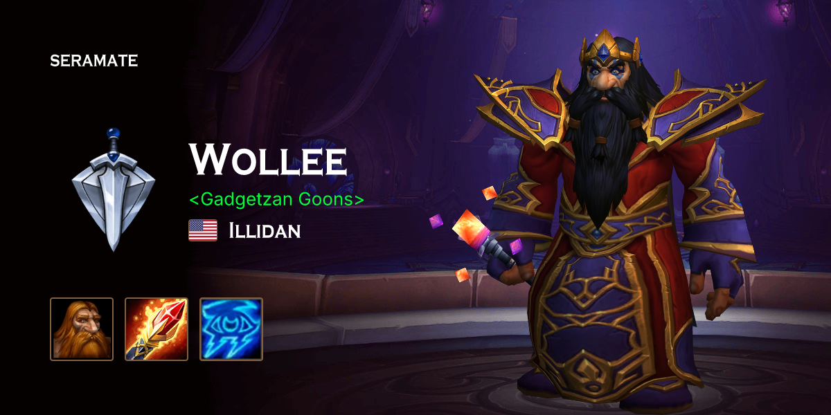 Wollee @ Illidan (US) · Seramate · WoW PvP Leaderboards, Arena Activity ...