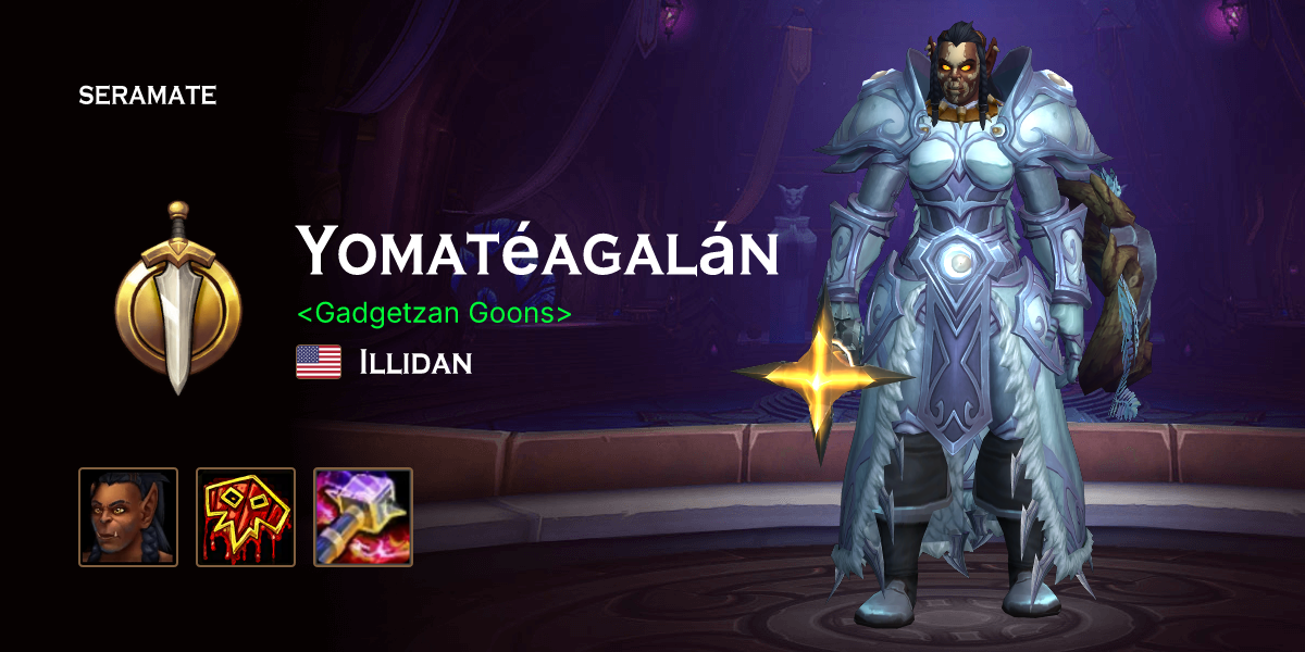 Yomatéagalán @ Illidan (US) · Seramate · WoW PvP Leaderboards, Arena ...