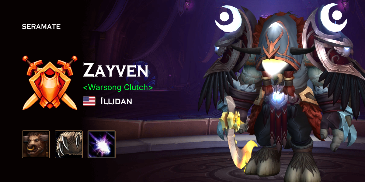Zayven @ Illidan (US) · Seramate · WoW PvP Leaderboards, Arena Activity ...