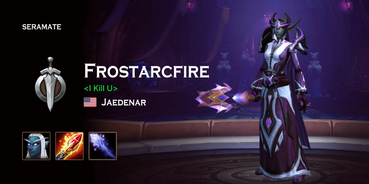 Frostarcfire @ Jaedenar (US) · Seramate · WoW PvP Leaderboards, Arena ...
