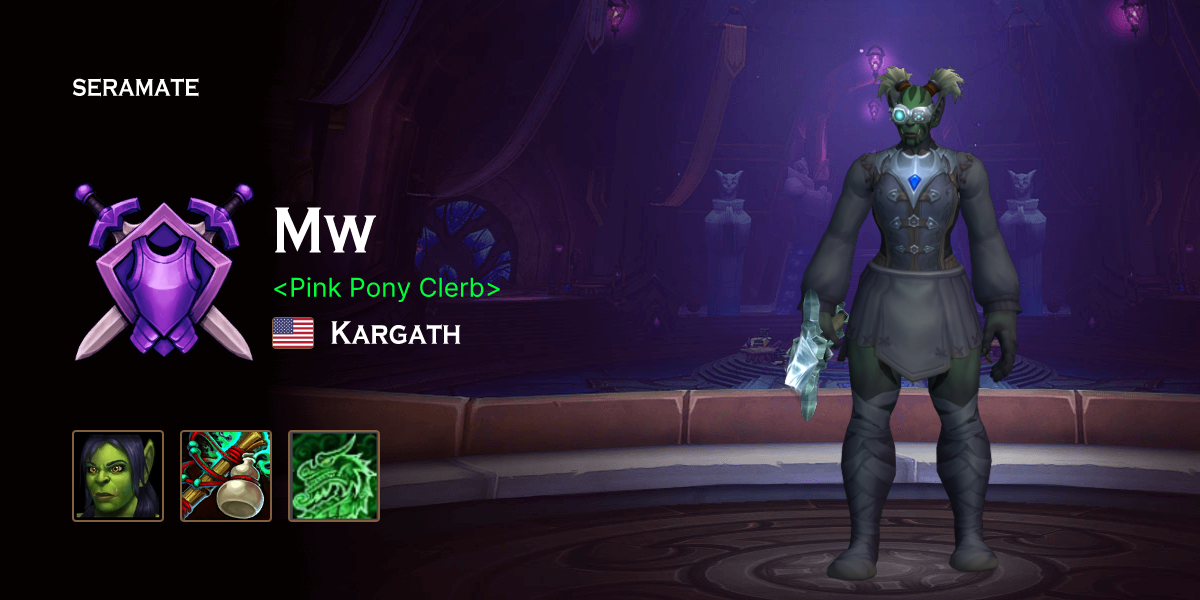 Mw @ Kargath (US) · Seramate · WoW PvP Leaderboards, Arena Activity ...