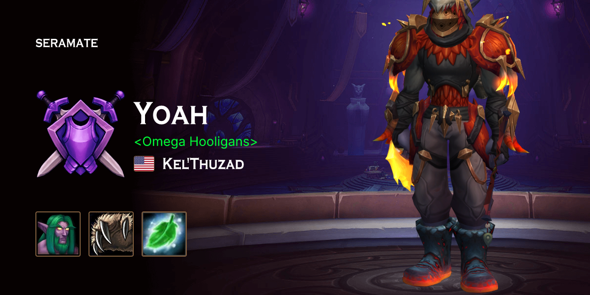 Yoah @ Kel'Thuzad (US) · Seramate · WoW PvP Leaderboards, Arena Activity, Character Profiles & more.