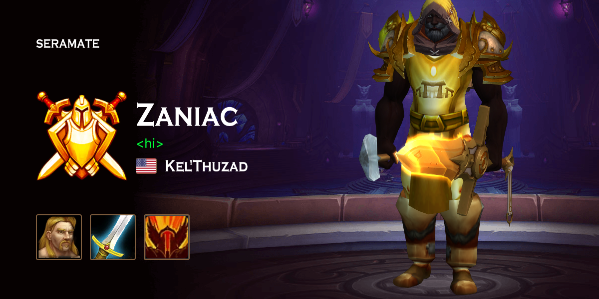 Zaniac @ Kel'Thuzad (US) · Seramate · WoW PvP Leaderboards, Arena ...