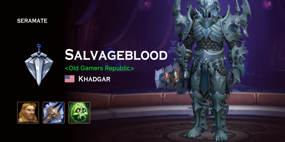 Salvageblood @ Khadgar (US) · Seramate · WoW PvP Leaderboards, Arena ...