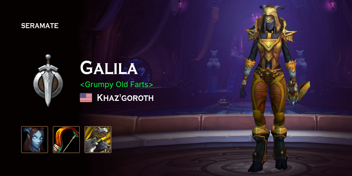 Galila @ Khaz'goroth (US) · Seramate · WoW PvP Leaderboards, Arena ...