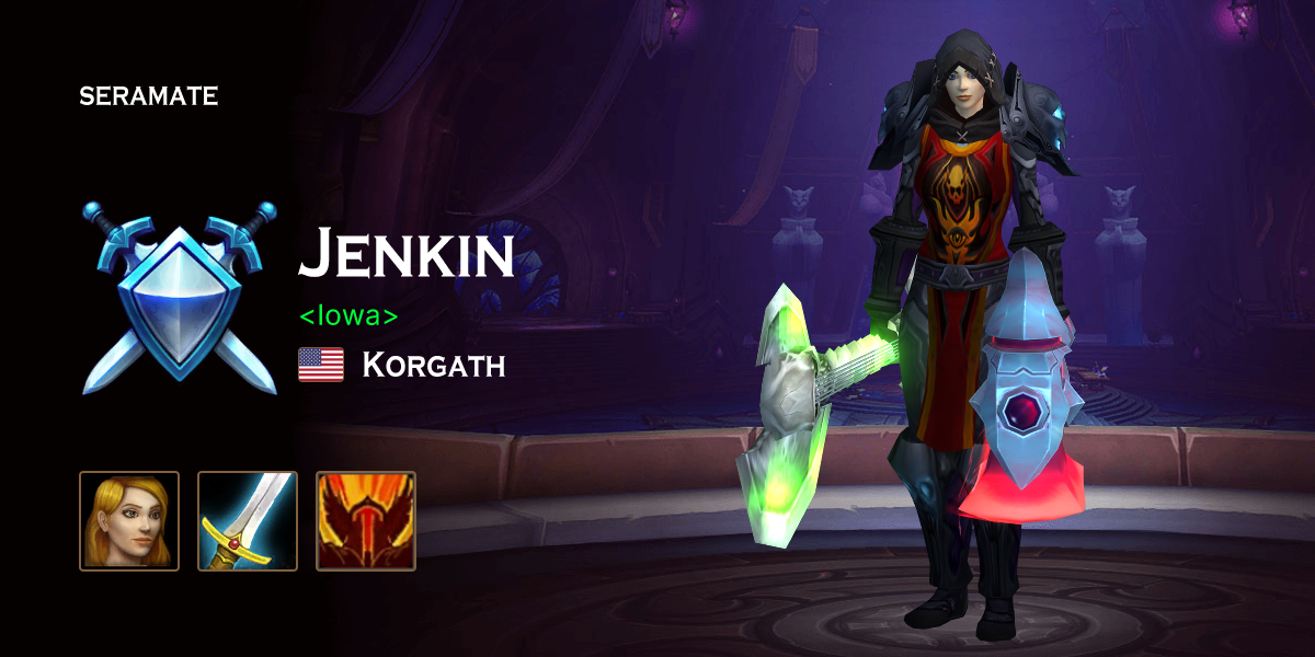 Jenkin @ Korgath (US) · Seramate · WoW PvP Leaderboards, Arena Activity ...
