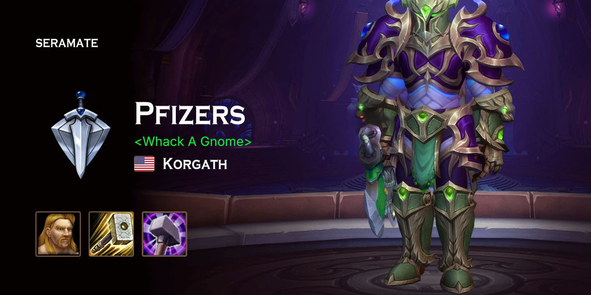 Pfizers @ Korgath (US) · Seramate · WoW PvP Leaderboards, Arena ...