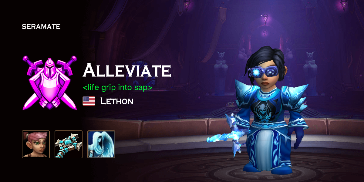 Alleviate @ Lethon (US) · Seramate · WoW PvP Leaderboards, Arena ...