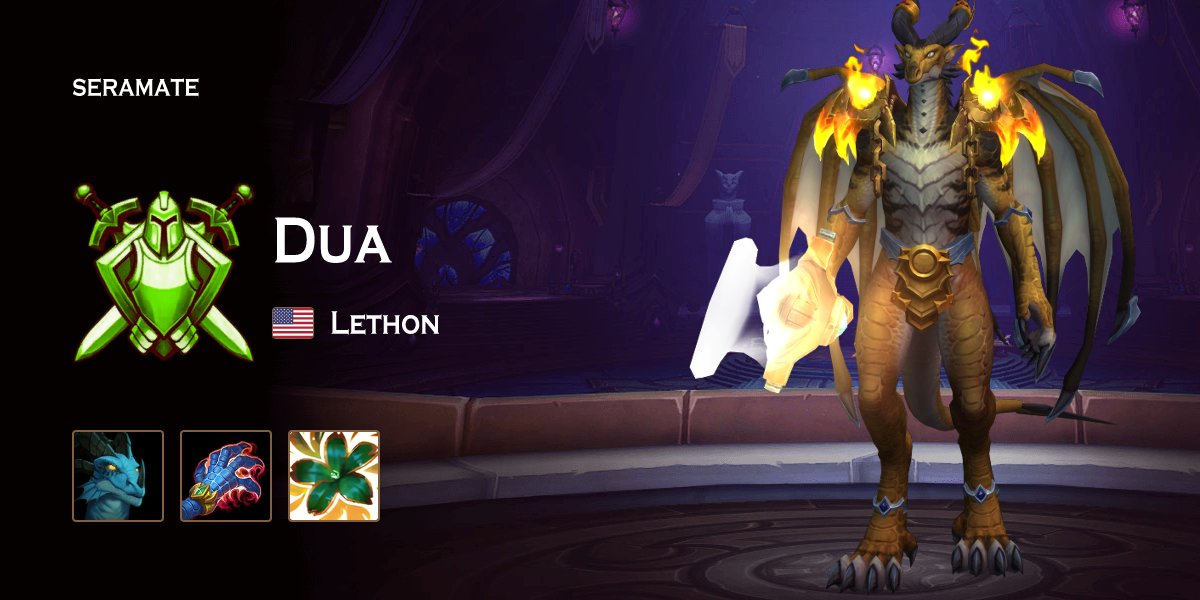 Dua @ Lethon (US) · Seramate · WoW PvP Leaderboards, Arena Activity ...