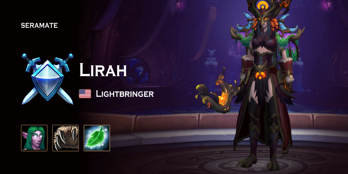 Lirah @ Lightbringer (US) · Seramate · WoW PvP Leaderboards, Arena ...