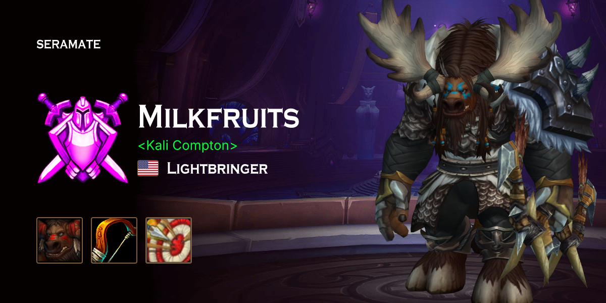 Milkfruits @ Lightbringer (US) · Seramate · WoW PvP Leaderboards, Arena ...