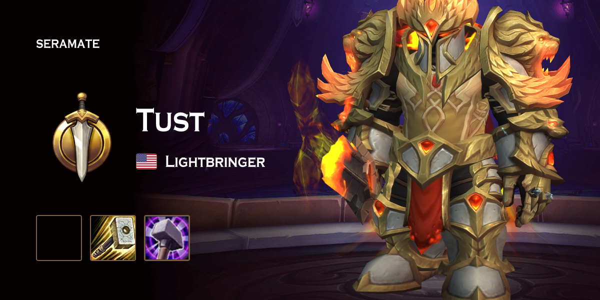 Tust @ Lightbringer (US) · Seramate · WoW PvP Leaderboards, Arena ...
