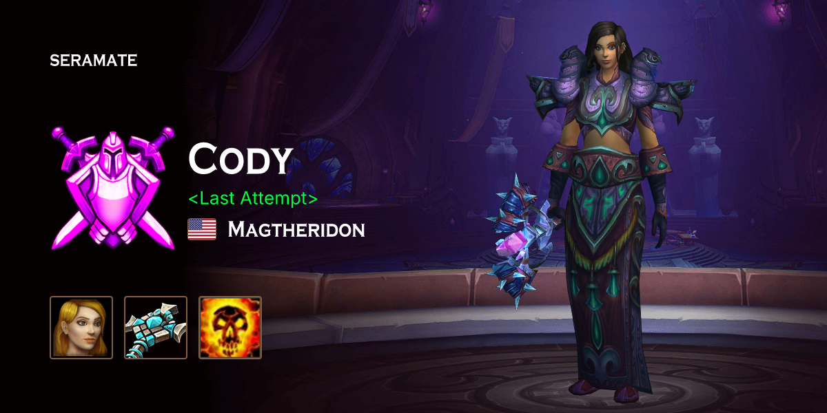Cody @ Magtheridon (US) · Seramate · WoW PvP Leaderboards, Arena ...