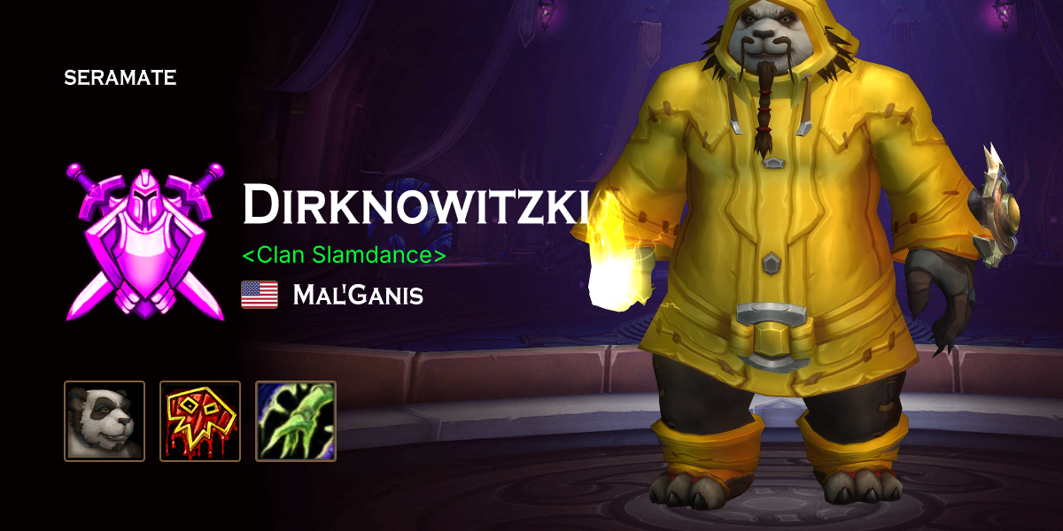 Dirknowitzki @ Mal'Ganis (US) · Seramate · WoW PvP Leaderboards, Arena Activity, Character ...