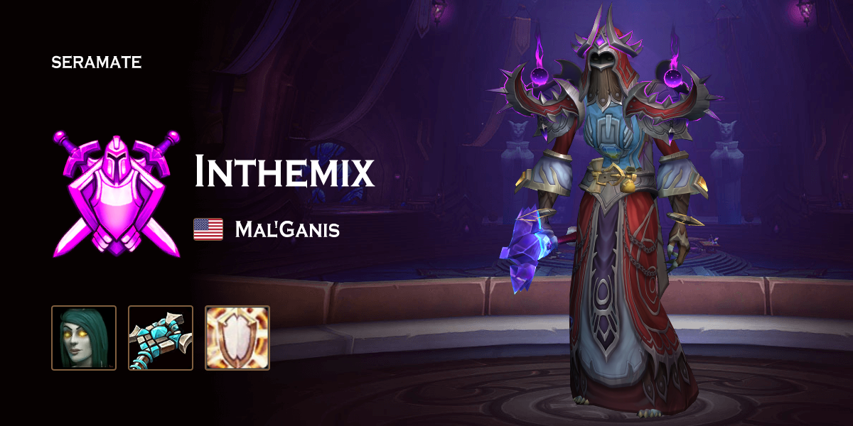 Inthemix @ Mal'Ganis (US) · Seramate · WoW PvP Leaderboards, Arena Activity, Character Profiles ...