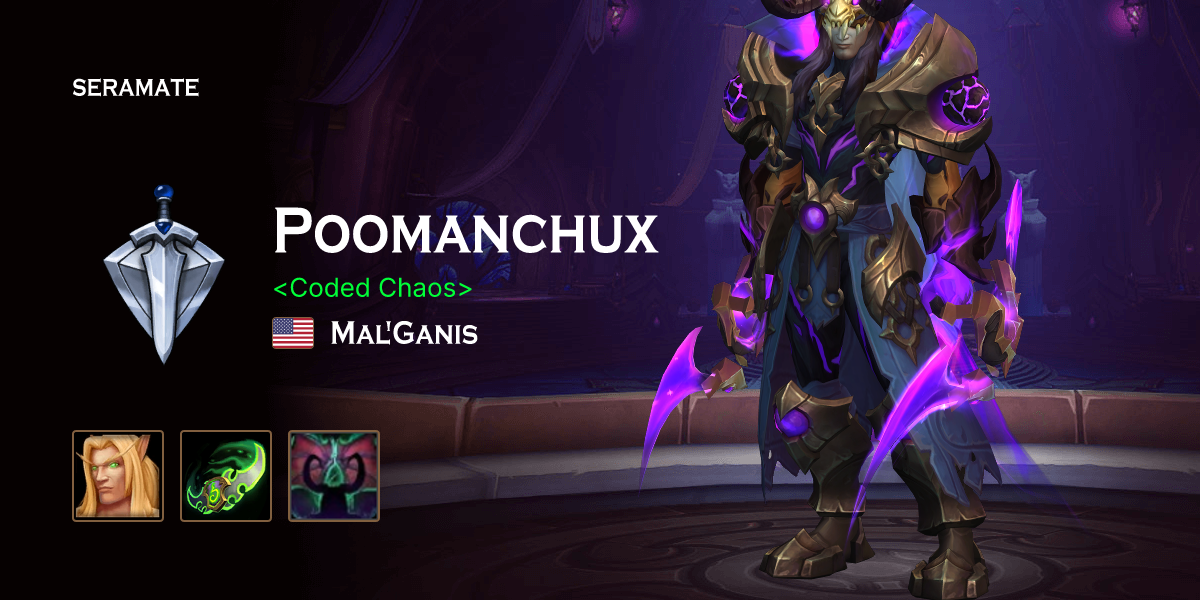 Poomanchux @ Mal'Ganis (US) · Seramate · WoW PvP Leaderboards, Arena ...
