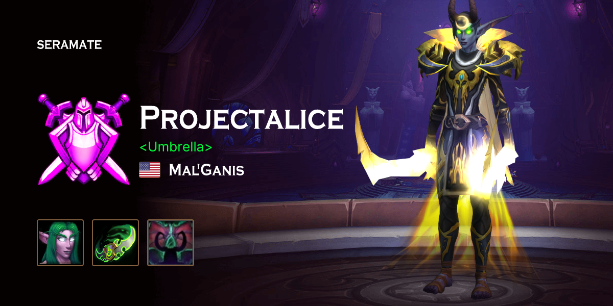 Projectalice @ Mal'Ganis (US) · Seramate · WoW PvP Leaderboards, Arena Activity, Character ...
