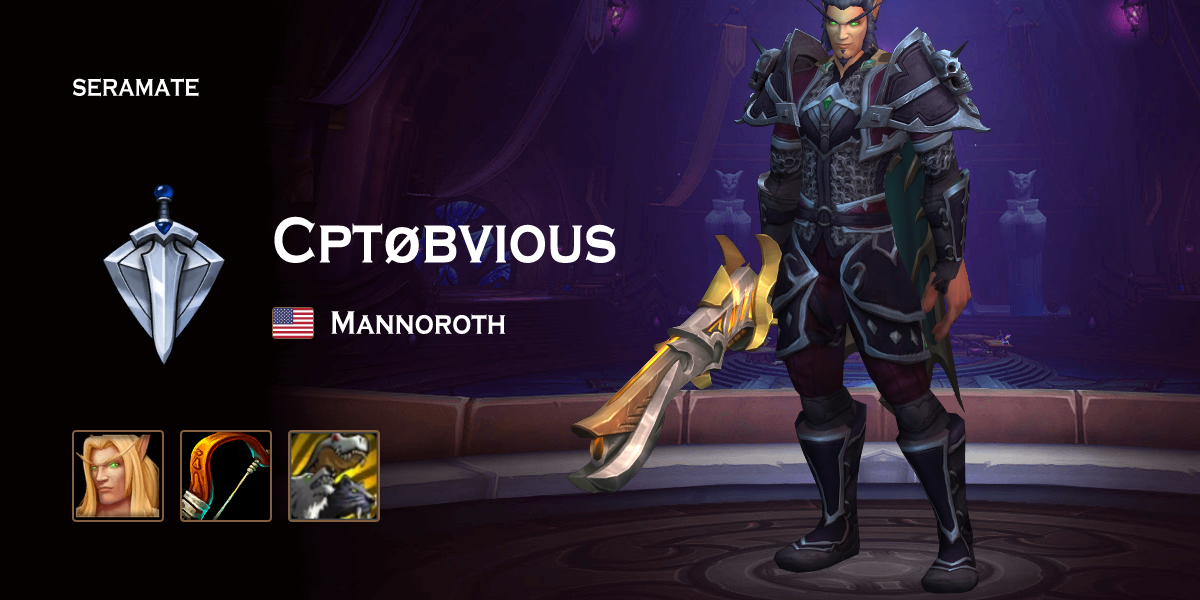 Cptøbvious @ Mannoroth (US) · Seramate · WoW PvP Leaderboards, Arena ...