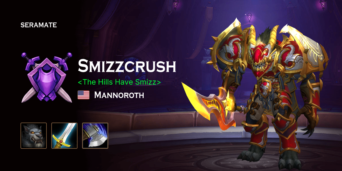 Smizzcrush @ Mannoroth (US) · Seramate · WoW PvP Leaderboards, Arena ...