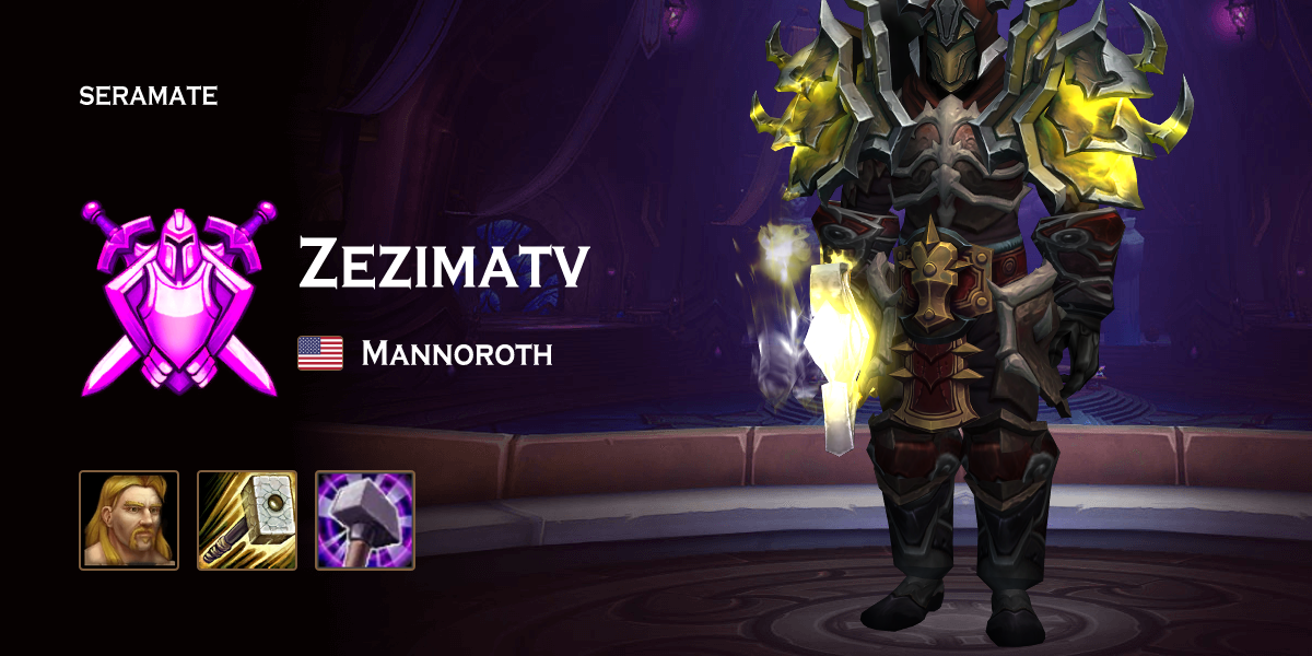 Zezimatv @ Mannoroth (US) · Seramate · WoW PvP Leaderboards, Arena Activity, Character Profiles ...