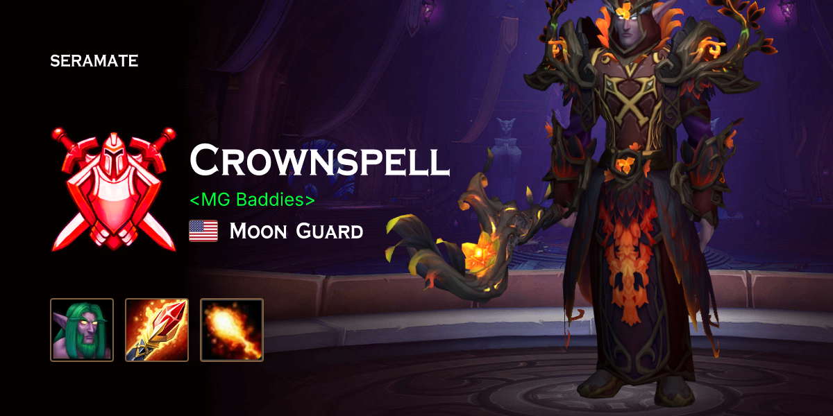 Crownspell @ Moon Guard (US) · Seramate · WoW PvP Leaderboards, Arena ...