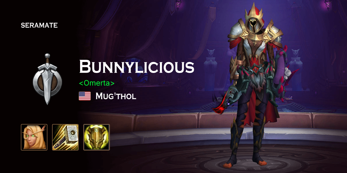 Bunnylicious @ Mug'thol (US) · Seramate · WoW PvP Leaderboards, Arena Activity, Character ...