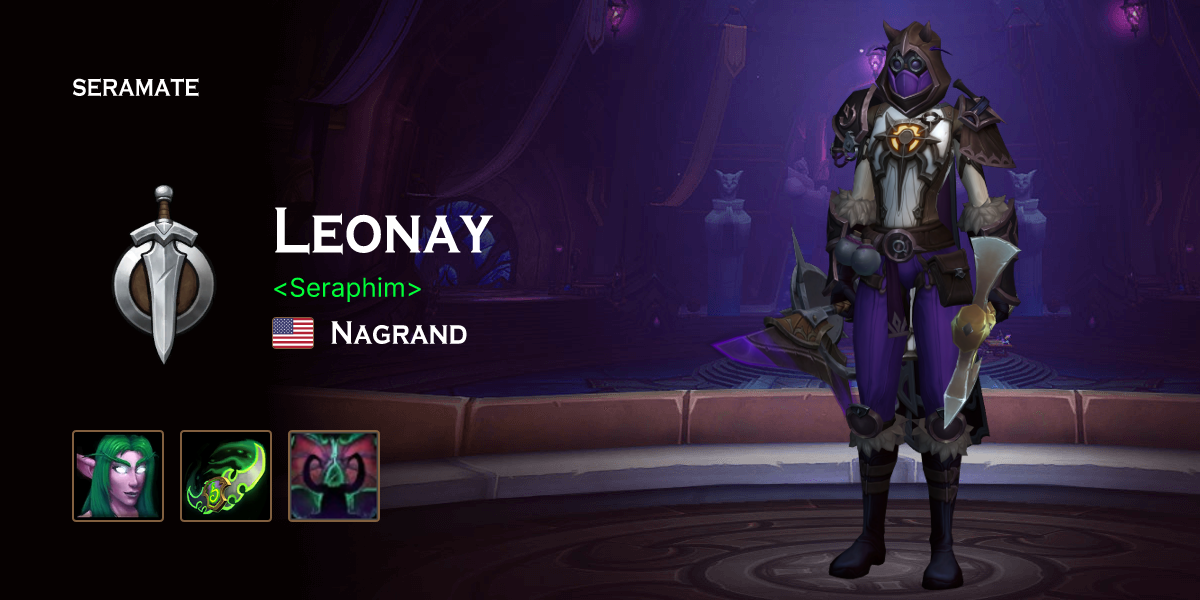 Leonay @ Nagrand (US) · Seramate · WoW PvP Leaderboards, Arena Activity ...