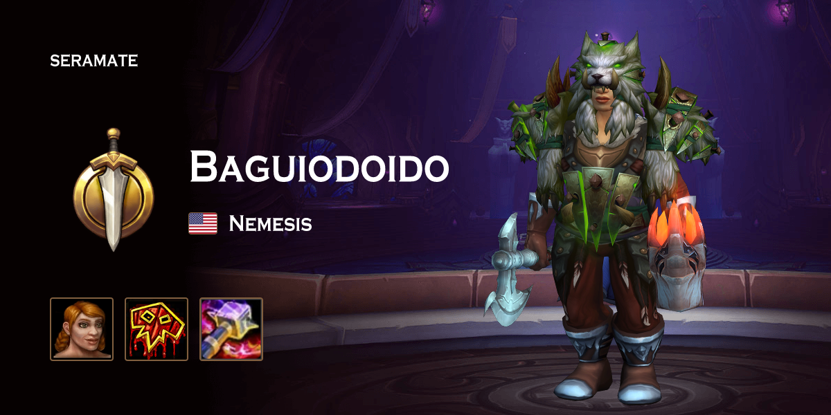 Baguiodoido @ Nemesis (US) · Seramate · WoW PvP Leaderboards, Arena Activity, Character Profiles ...