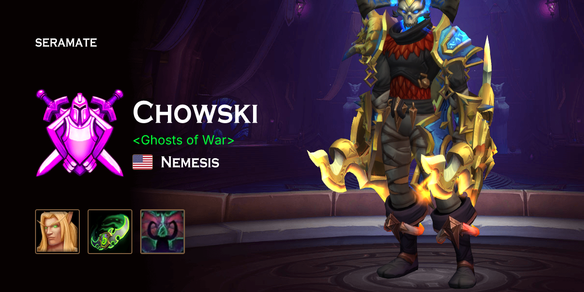 Chowski @ Nemesis (US) · Seramate · WoW PvP Leaderboards, Arena ...