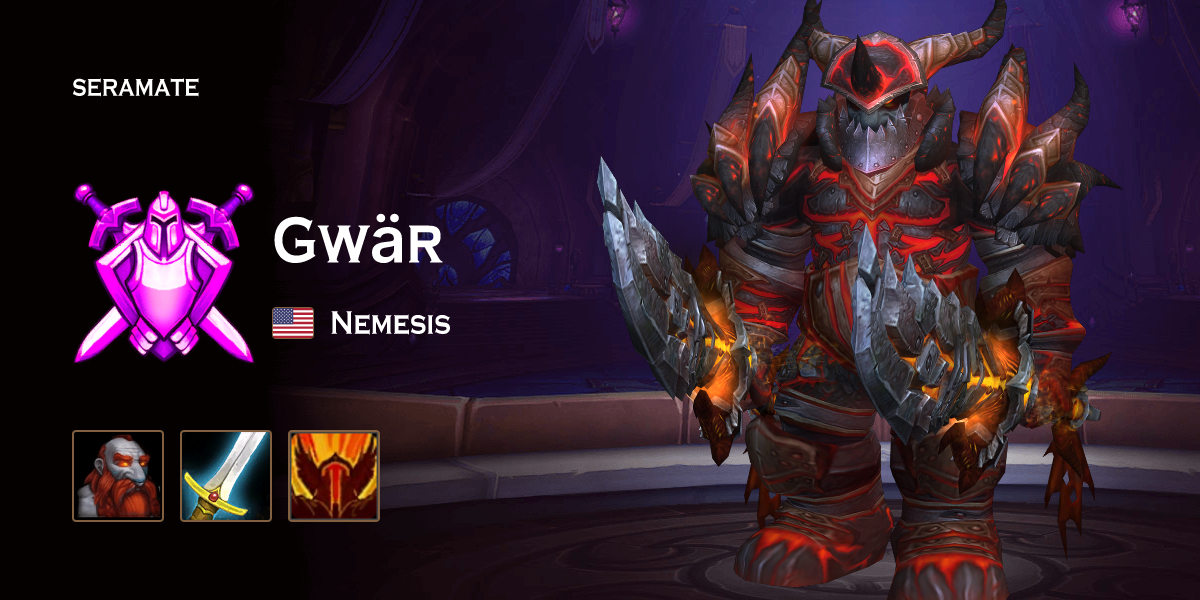 Gwär @ Nemesis (US) · Seramate · WoW PvP Leaderboards, Arena Activity, Character Profiles & more.