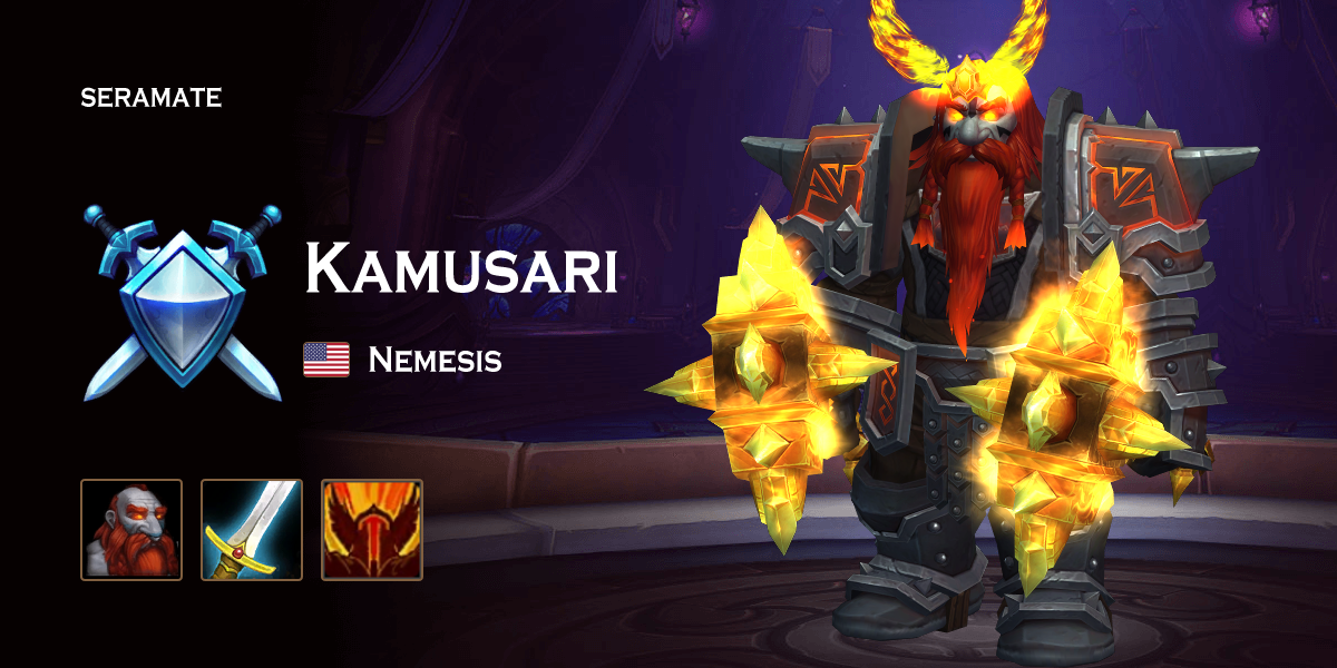 Kamusari @ Nemesis (US) · Seramate · WoW PvP Leaderboards, Arena Activity, Character Profiles ...