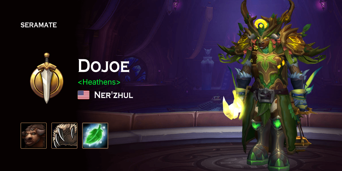 Dojoe @ Ner'zhul (US) · Seramate · WoW PvP Leaderboards, Arena Activity ...